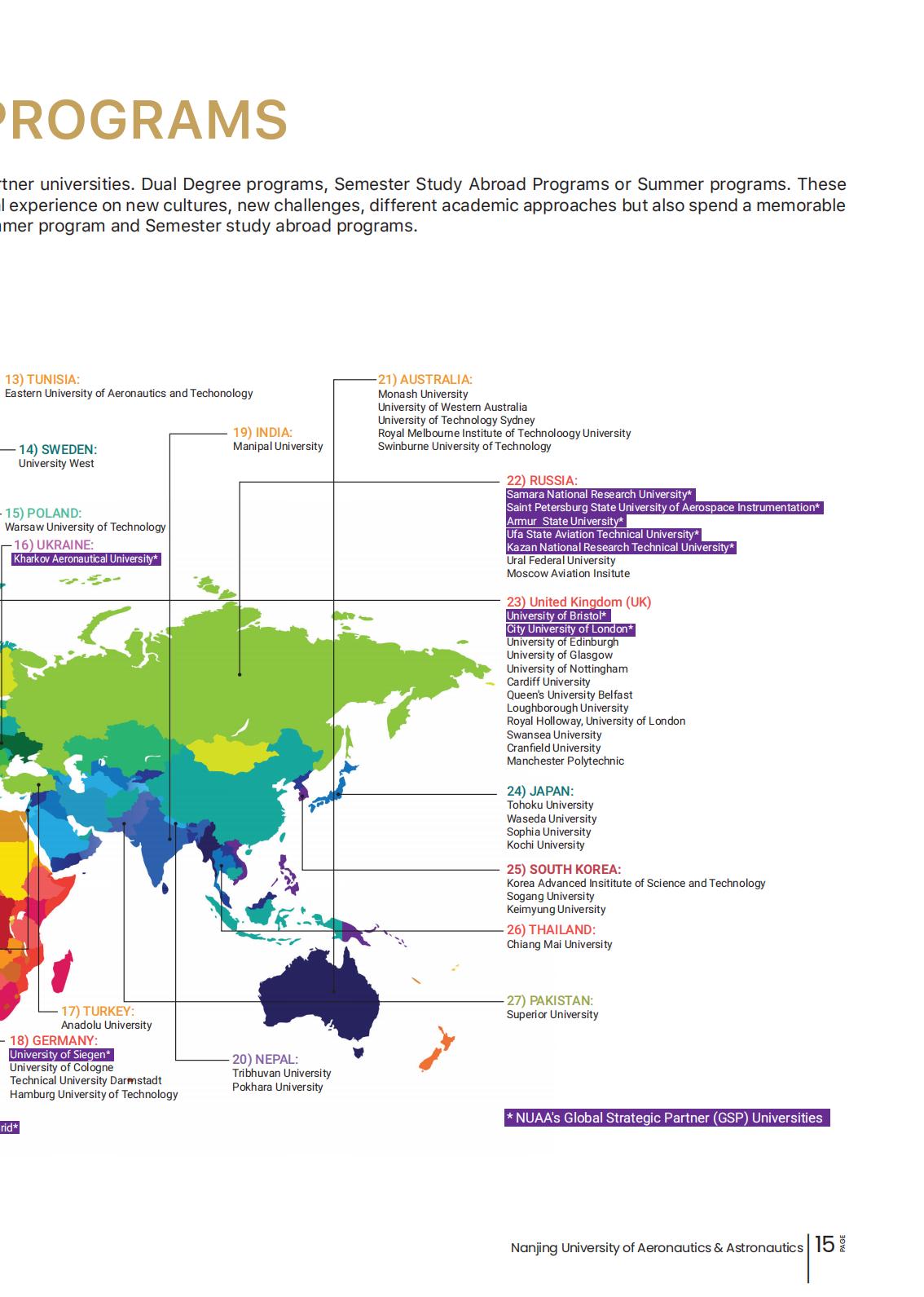 2023 NUAA International Student Admission Brochure