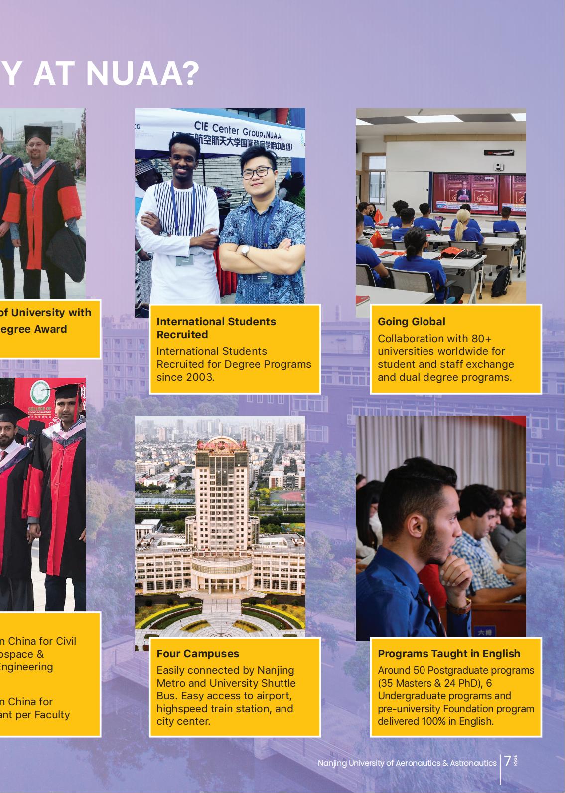 2023 NUAA International Student Admission Brochure